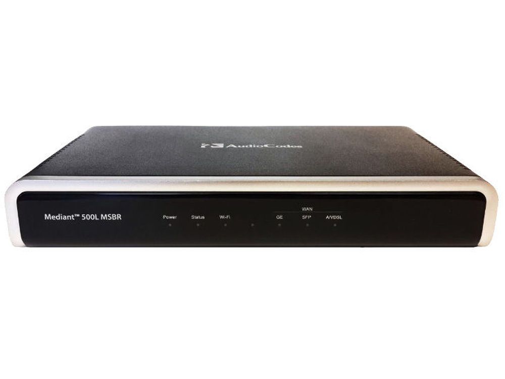 AudioCodes Mediant 500L with 2 BRI Voice Interfaces and 4 Fast Ethernet ...