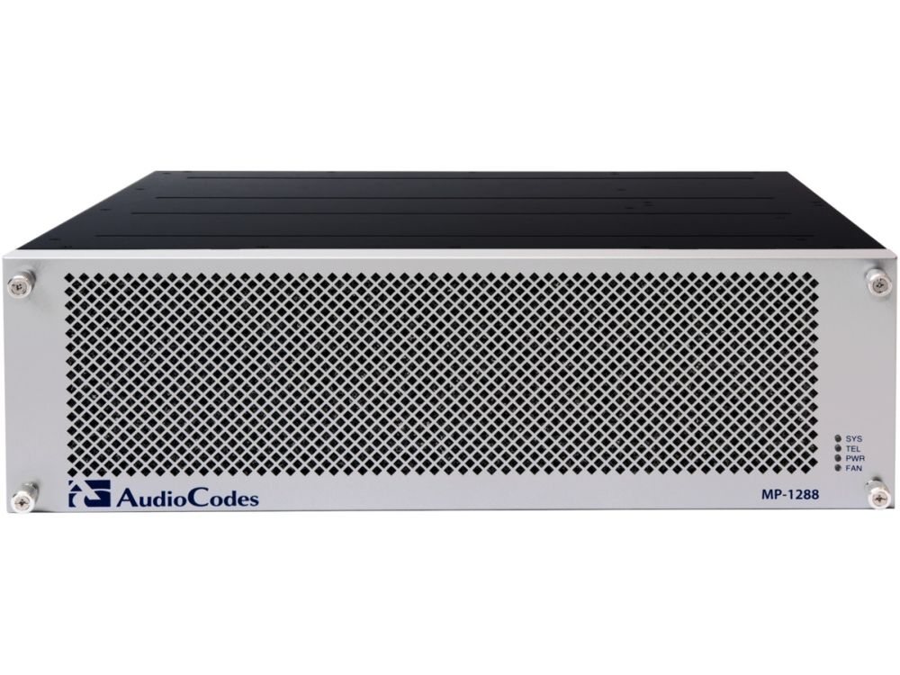 AudioCodes MP-1288 high density analog gateway with 72 FXS ports | Televersal.com